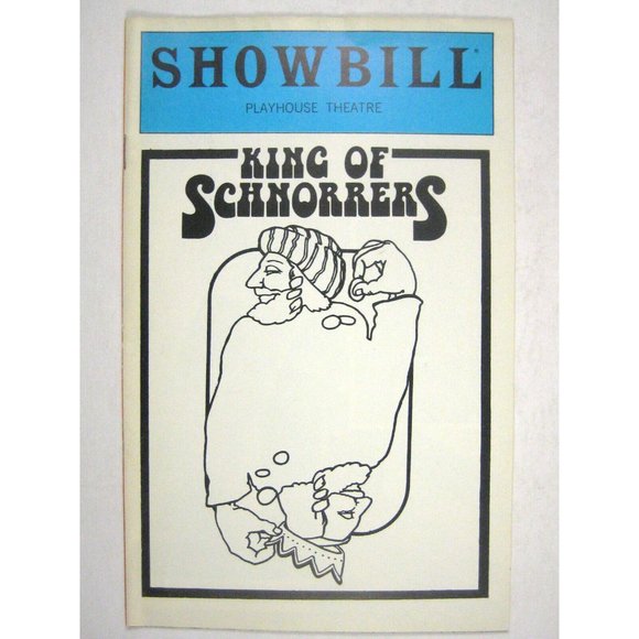 Showbill | Other | King Of Schnorrers Showbill 979 Judd Woldin Lloyd ...